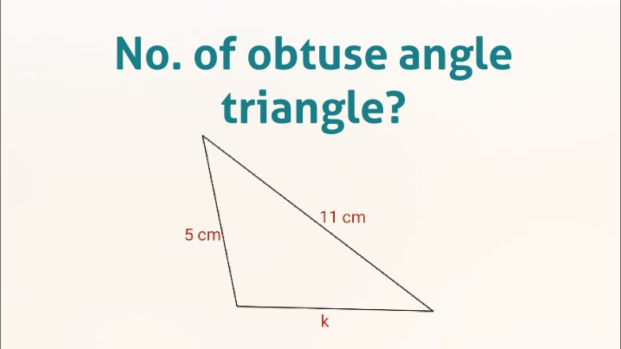Number of obtuse angle triangle|geometry|triangle formulas and tricks ...