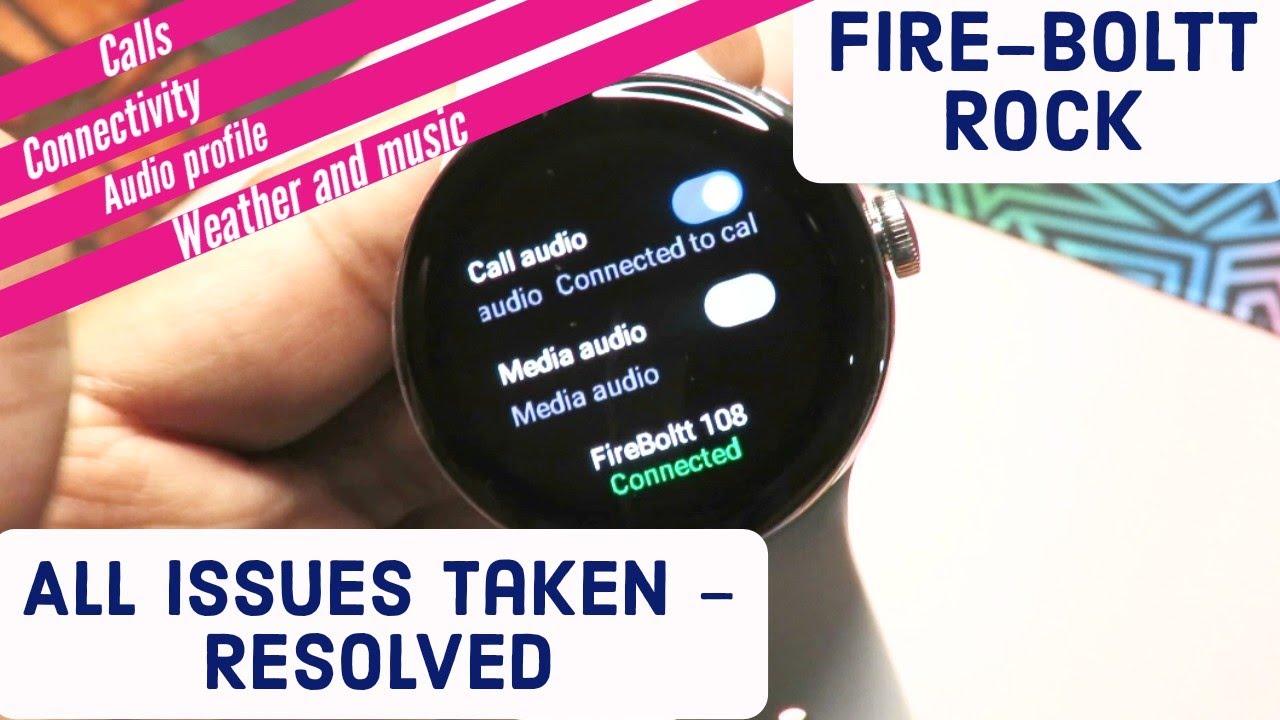 Fire-boltt Rock • all issues taken/Resolved #fireboltt #techpoke - YouTube