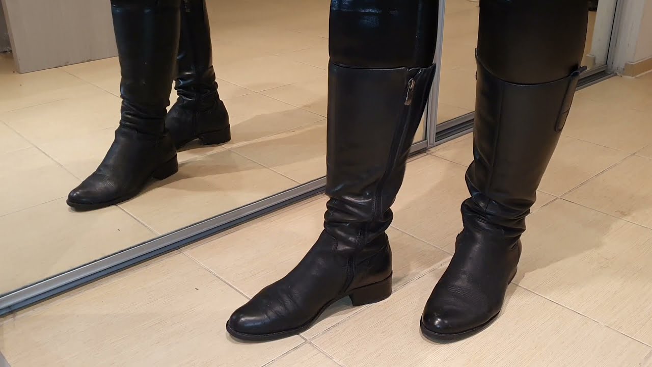 Toe Tapping in Flat Leather Boots Preview - YouTube