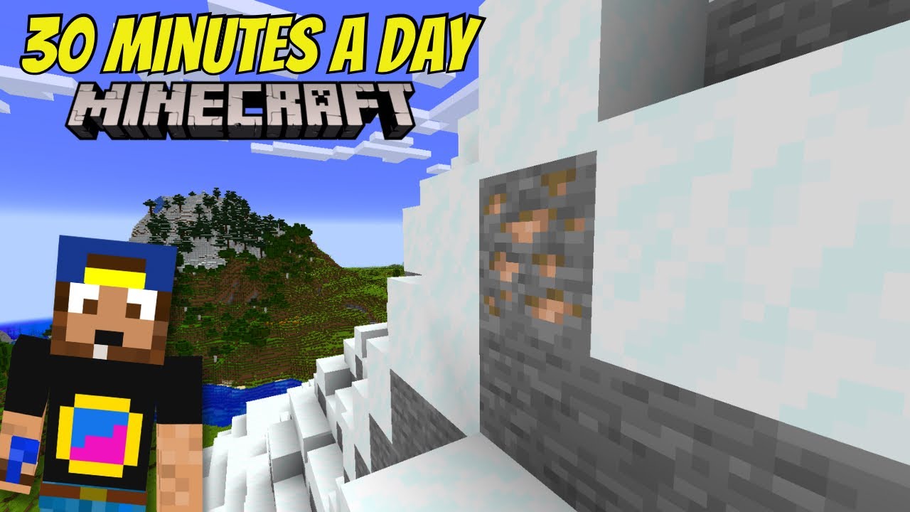 Easiest Iron Ever?! 30 Minutes a Day Minecraft Ep 3 - YouTube