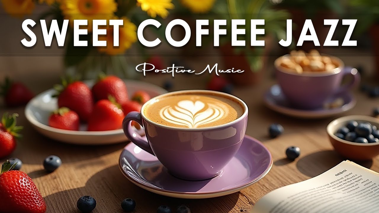 Sweet Coffee Jazz ☕ Positive Music ~ Relaxing Bossa Nova Piano Music ...