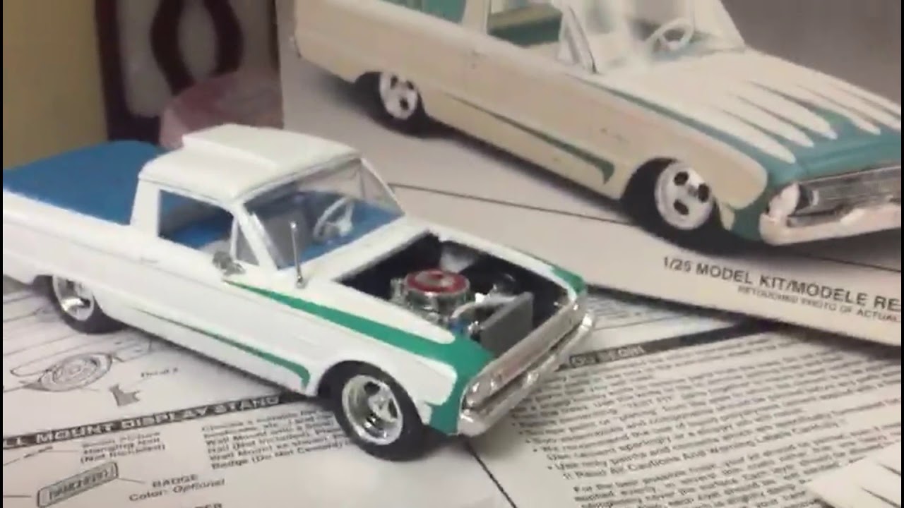 1961 FORD RANCHERO ERLT 1/25 MODEL KIT - YouTube
