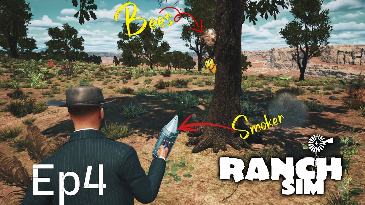 I got a PIG and the BEES in my Ranch Simulator Struggle - YouTube