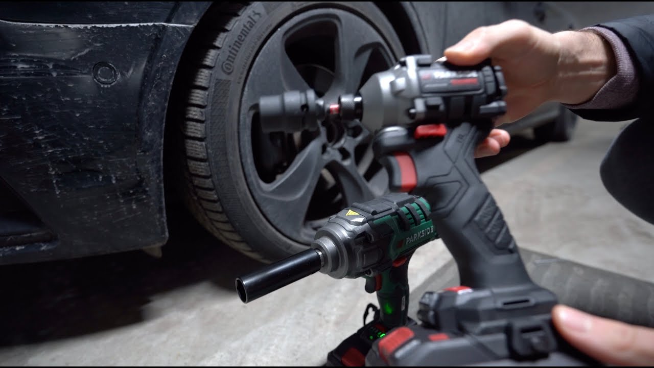 Parkside Performance PDSSAP B2 Impact Driver vs Audi Wheel Bolts - YouTube