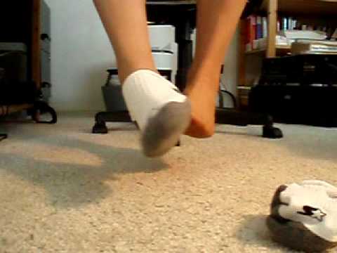Sock to Pantyhose Striptease