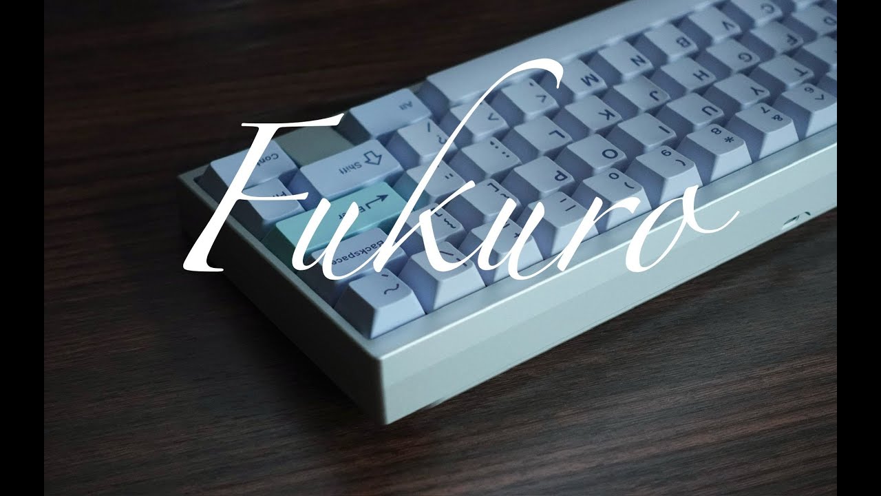 Fukuro - GMK Astral Light - HG black typing test - YouTube