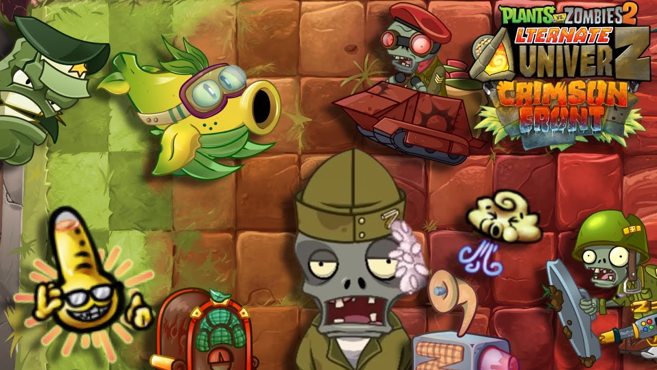 Altverz's first fully original world | Crimson Front - PvZ2 Alternate ...