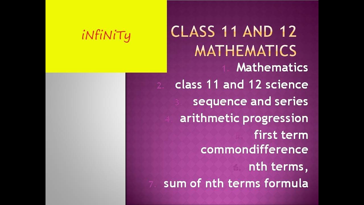 #sequence and series#arithmetic progression#mathematics#class 11 and 12 ...