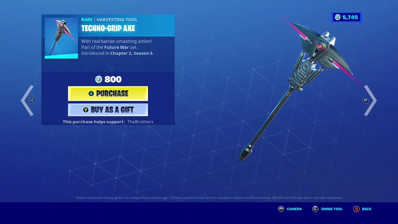 *NEW* TECHNO-GRIP AXE PICKAXE IN FORTNITE! (TERMINATOR BUNDLE) - YouTube