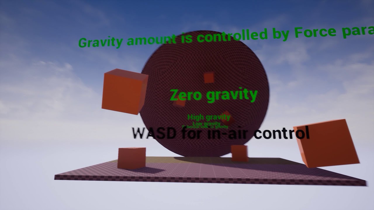 Directional gravity for UE4 - YouTube