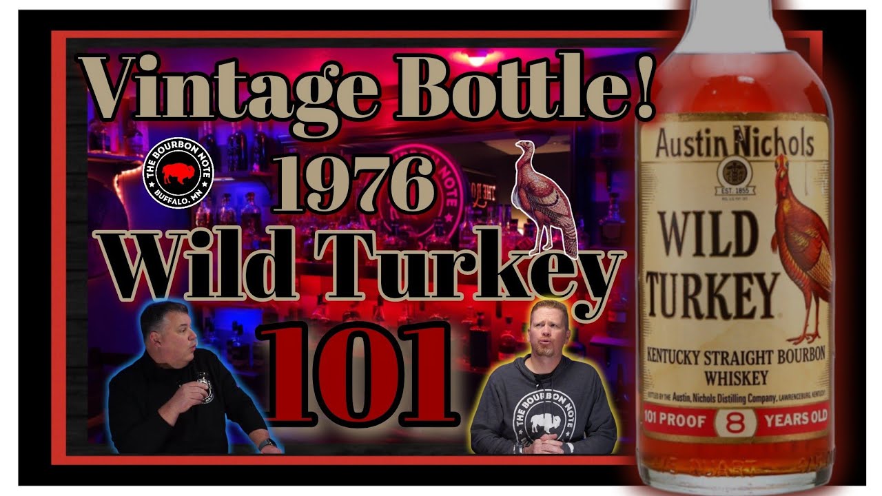 Dusty bottle! Wild Turkey from 1976! - YouTube