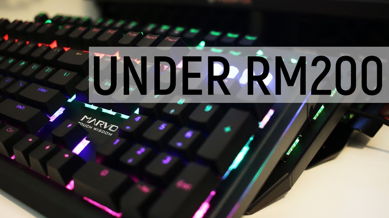 How AWESOME are Mechanical Keyboards Under RM200? - YouTube