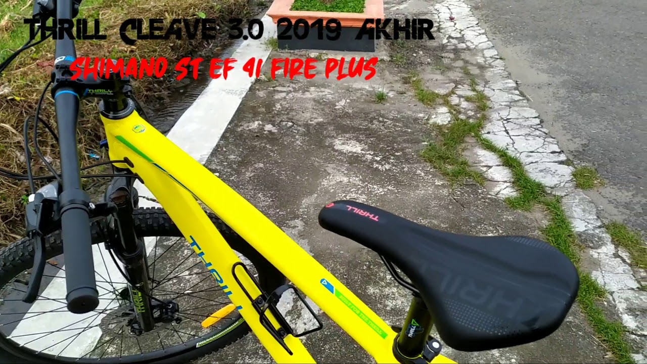 MTB MURAH DARI THRILL, CLEAVE 3.0 2020 DENGAN WARNA KUNING - YouTube