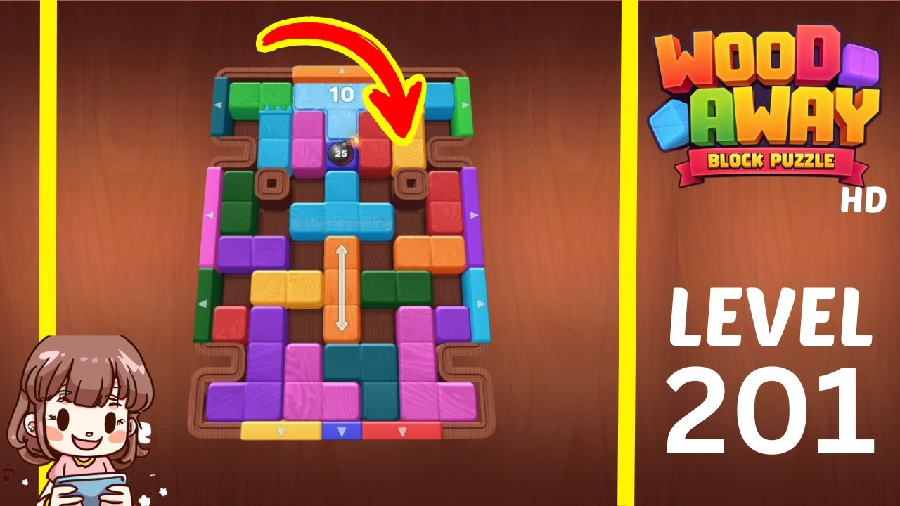 Wood Away Level 201 Solution Walkthrough - YouTube