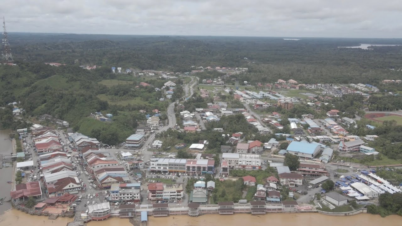 Gambaran Dari Udara Pasar Kanowit,Sarawak. - YouTube