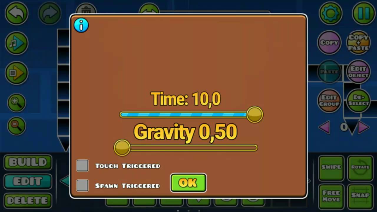 Geometry Dash Ideas #1 | Gravity Trigger - YouTube