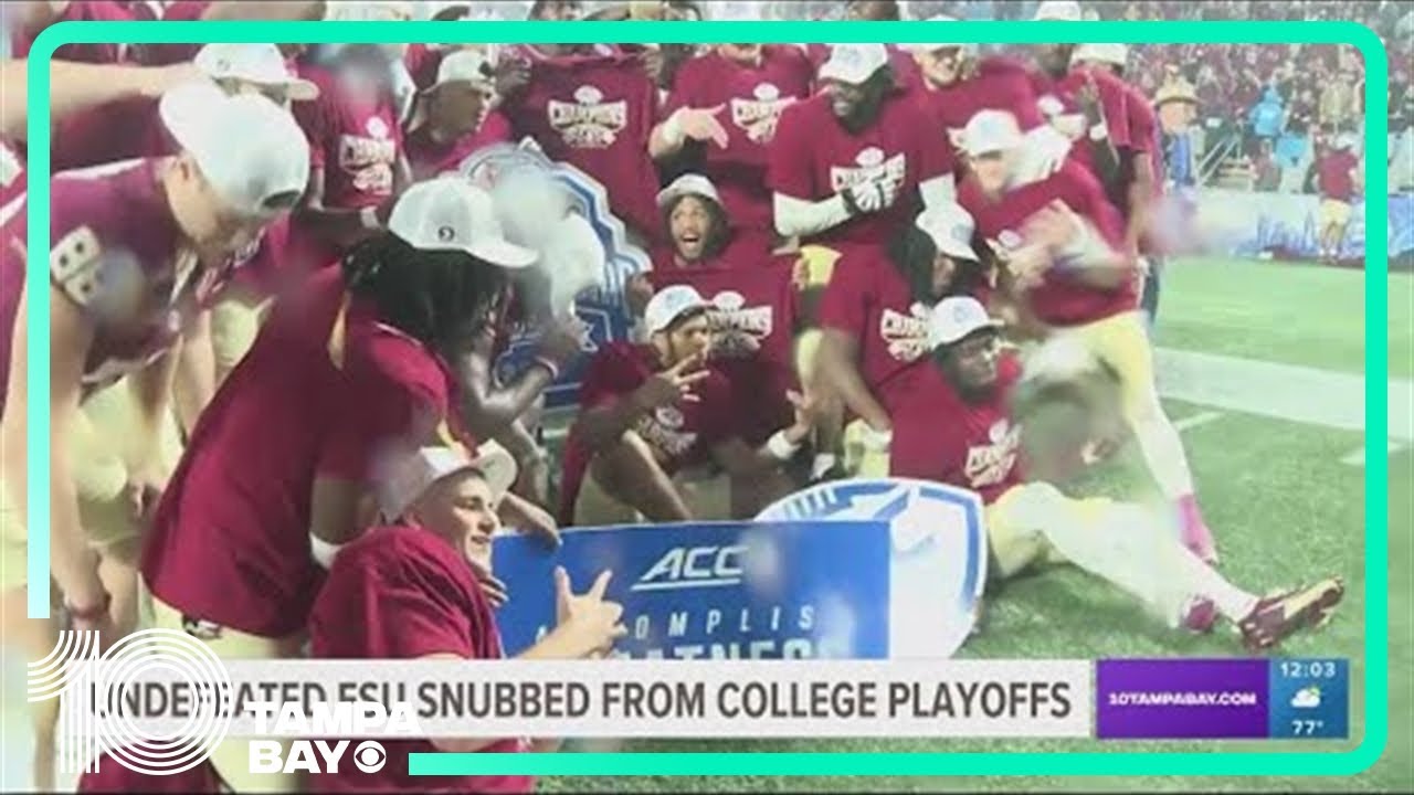 Undefeated Florida State snubbed from college playoffs - YouTube