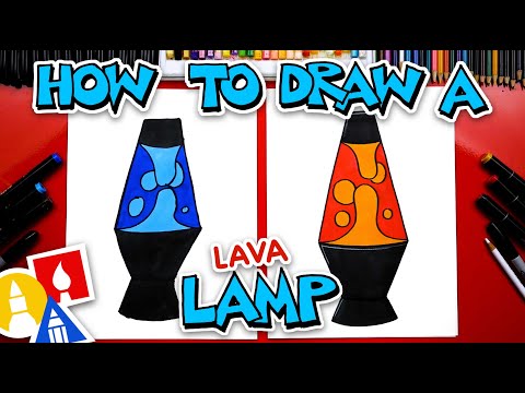 How To Draw A Lava Lamp | Safe Videos for Kids