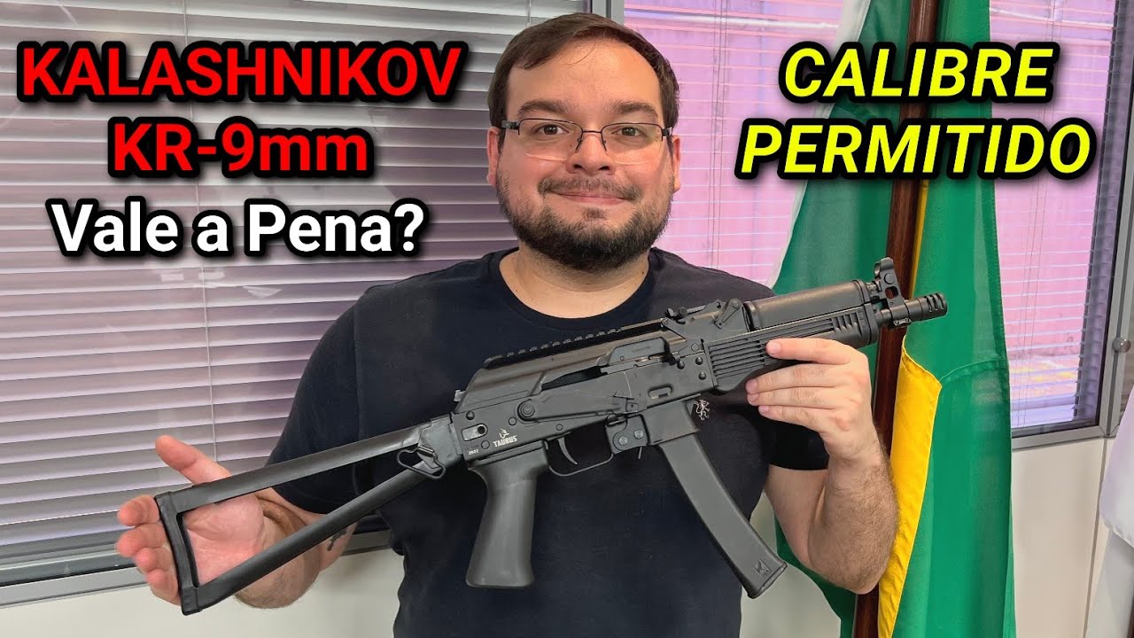 AK 9mm no Brasil! KALASHNIKOV KR-9, Teste, Análise e Opinião: Vale a ...