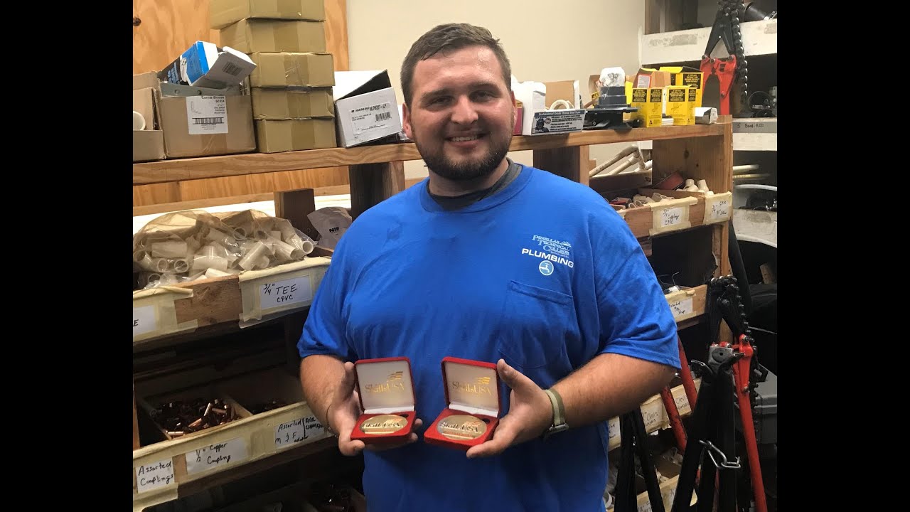Skills USA Gold Medal Winner for Plumbing - YouTube