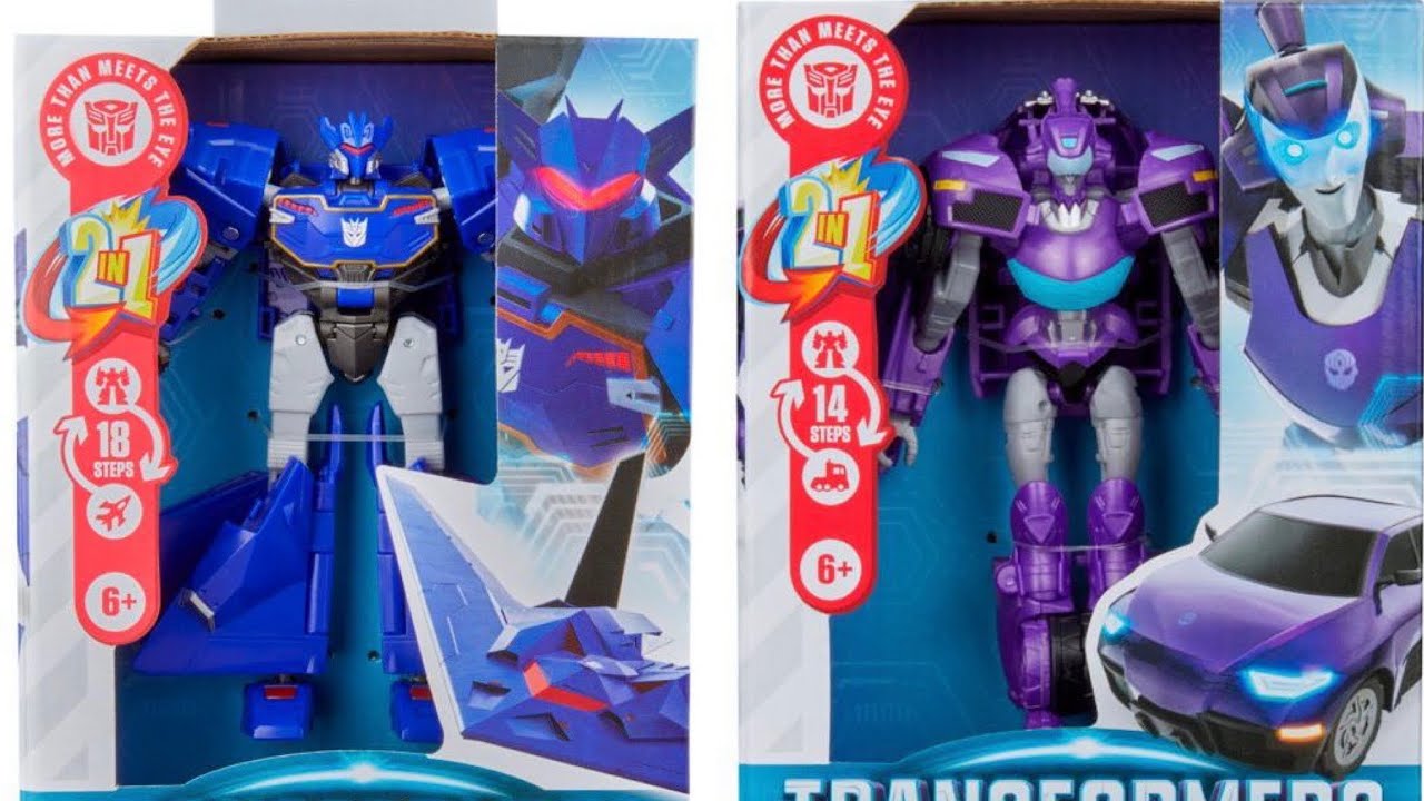 New Transformers Hashtag and Soundwave Transformers Earthspark Deluxe ...
