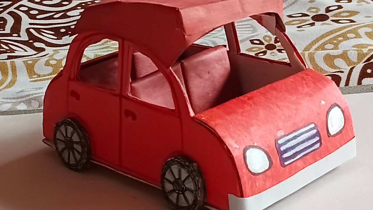 Handmade realistic car. Process of making mini car. - YouTube