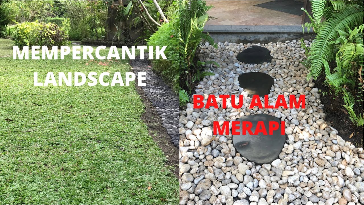 Memperbaiki landscape menggunakan batu alam merapi. - YouTube