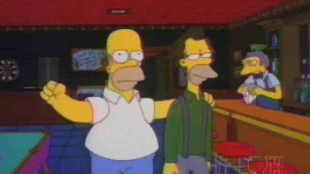 S13E10 - Homer and Lenny Leaving Springfield Forever - YouTube
