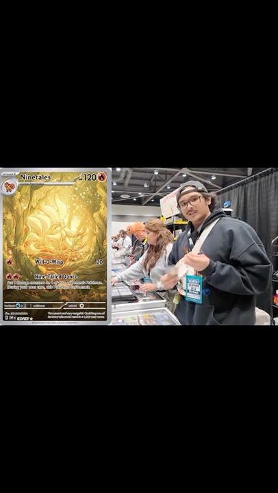 SUCH A PRETTY NINETALES CARD - YouTube