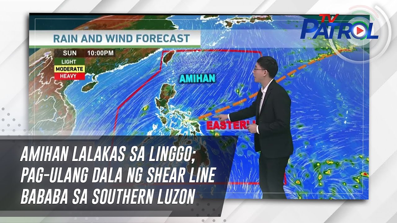 Amihan lalakas sa Linggo; pag-ulang dala ng shear line bababa sa ...