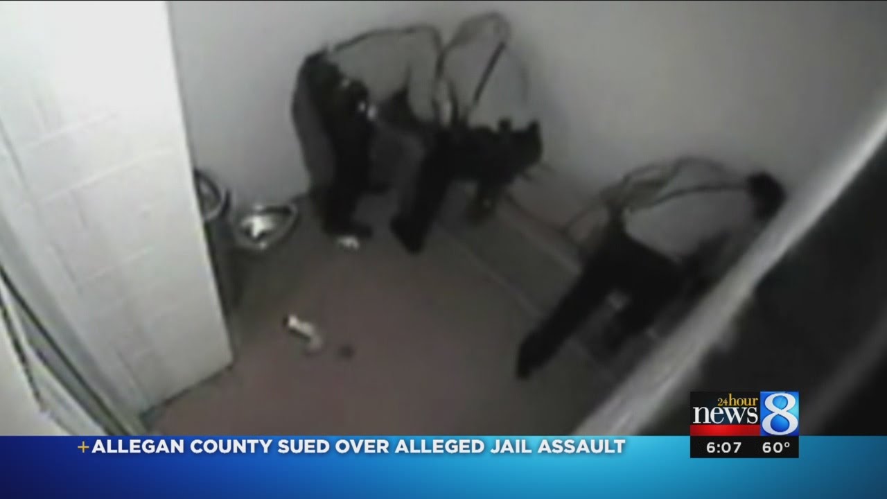 Allegan Co. sued over alleged jail assault - YouTube