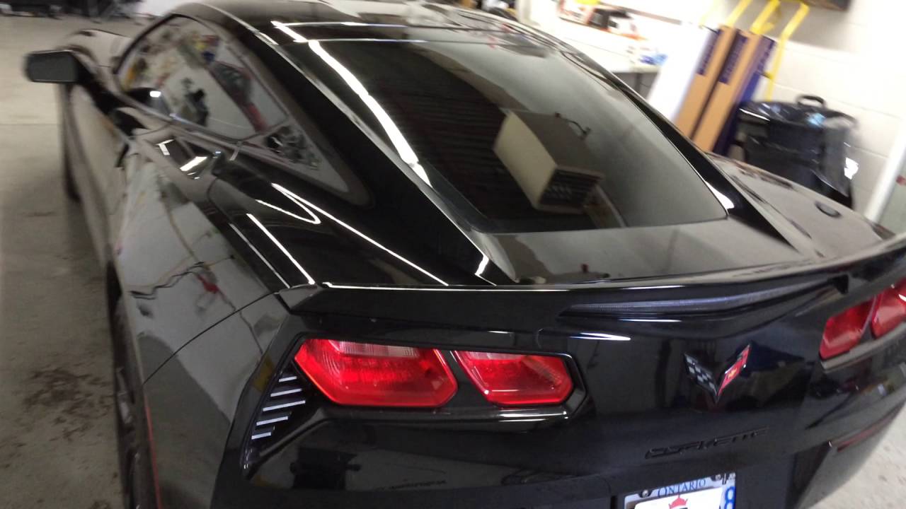 2017 CORVETTE STINGRAY WINDOW TINT - YouTube