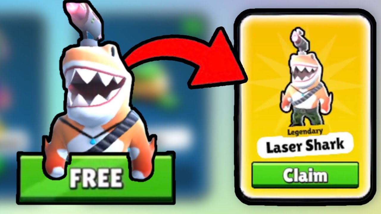 CLAIMING *FREE* LAZAR SHARK SKIN In Stumble Guys 🦈🦈 | FREE Tournament ...