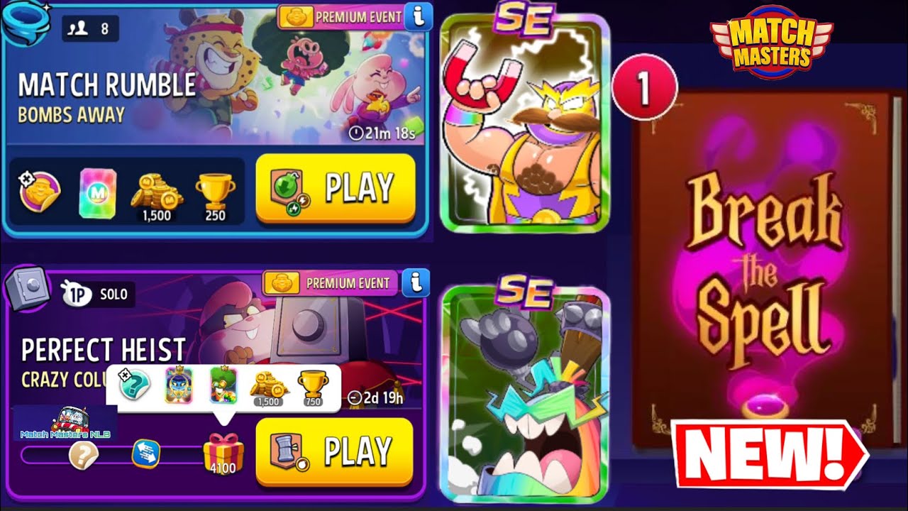 Match Masters Rumble Bombs Away 8 Players Solo Challenge Perfect Heist ...