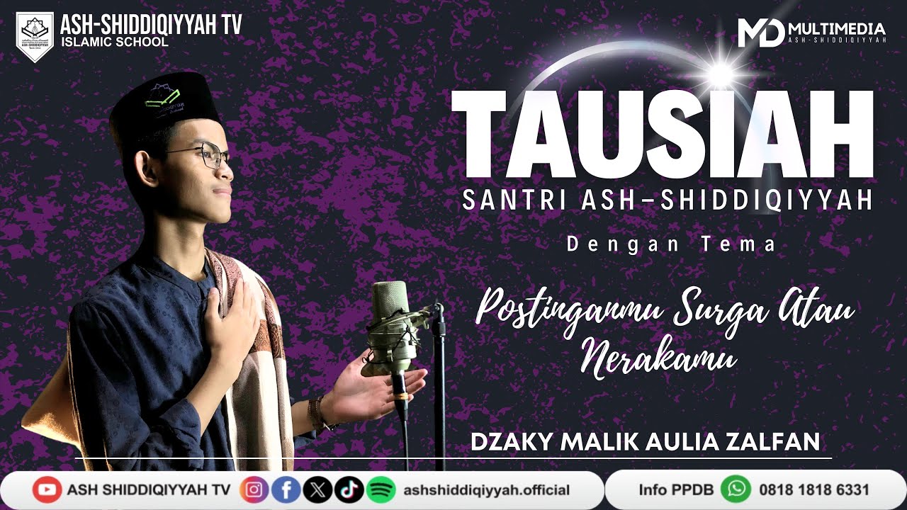 Surga atau Neraka? 🏰🌍 Tausiah Dzaki Malik Aulia Zalfan Tentang Media ...