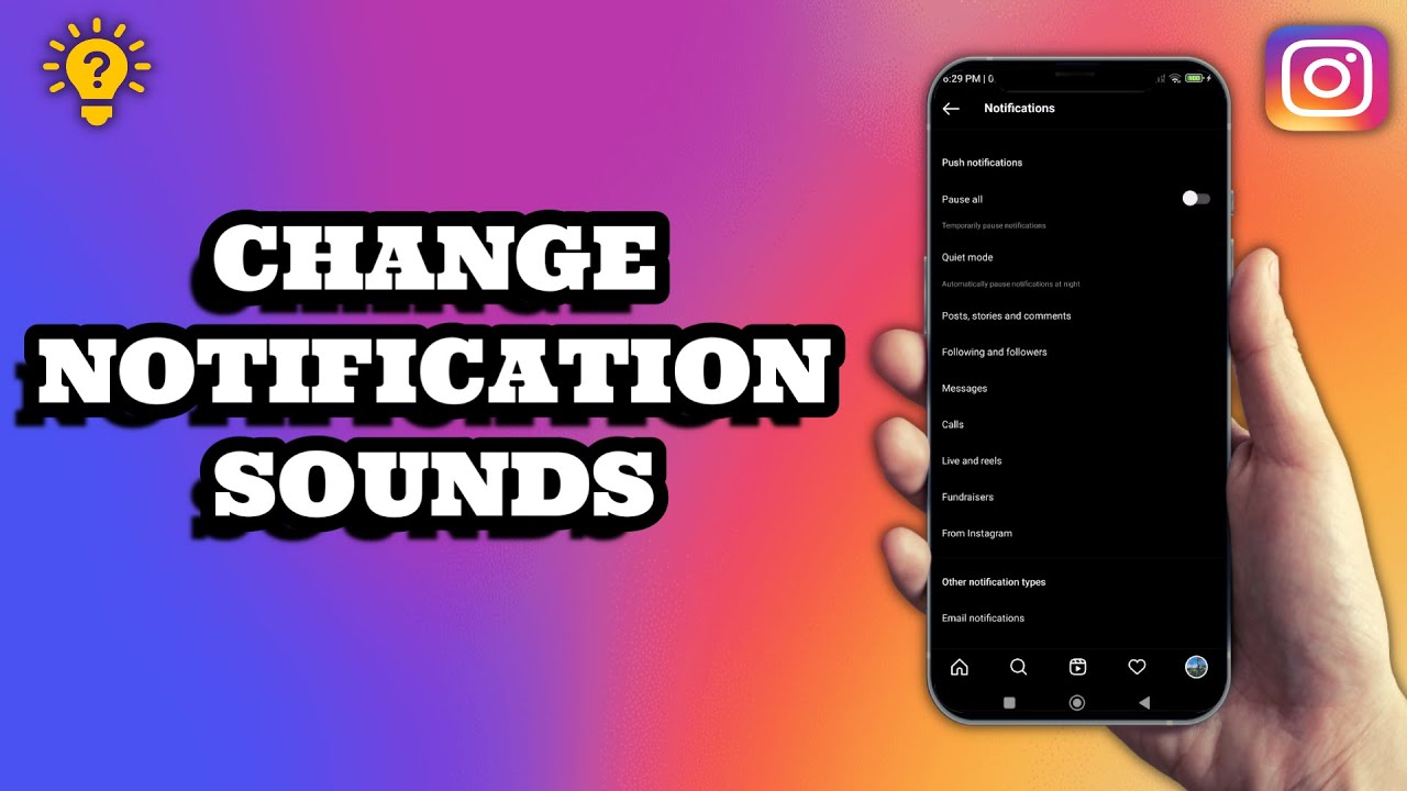How To Change Instagram Notfication Sounds | Social Tech Insider - YouTube