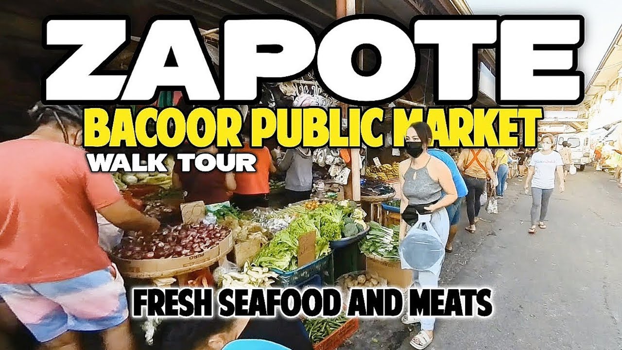 Zapote Bacoor Public Market Walk Tour | Freshest Seafood and Meats in ...