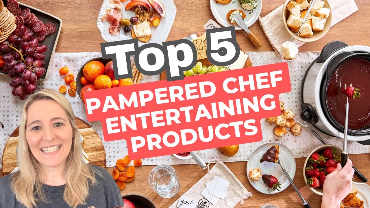 ⭐5 PAMPERED CHEF Products You Need When Entertaining / MAKING COOKING ...