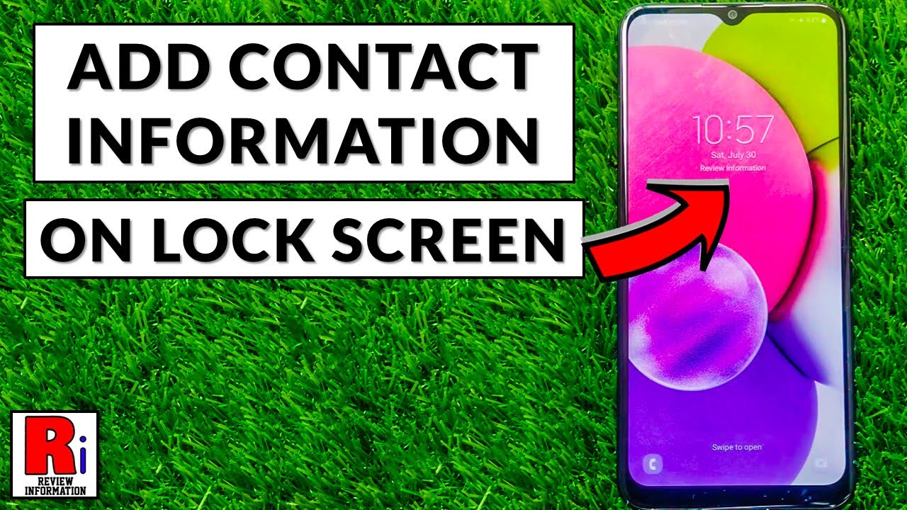 How to Add Contact Information to the Lock Screen on Samsung Galaxy ...
