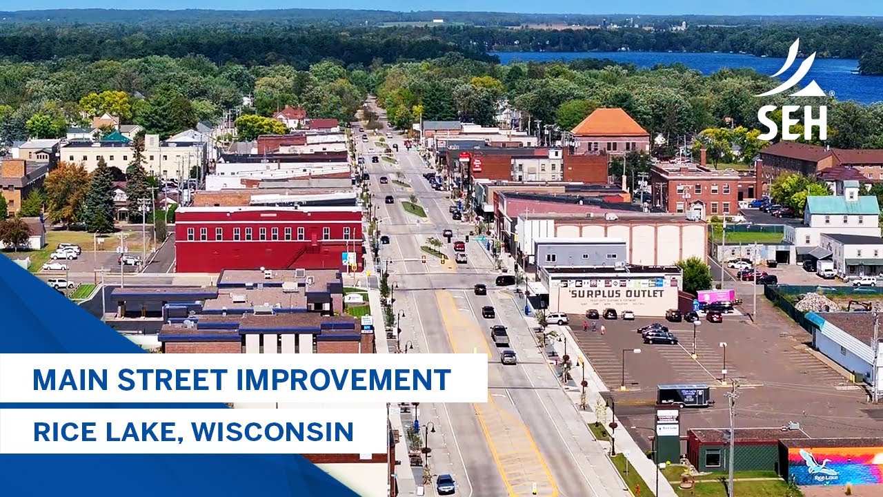 Rice Lake Main St Improvement Project - YouTube