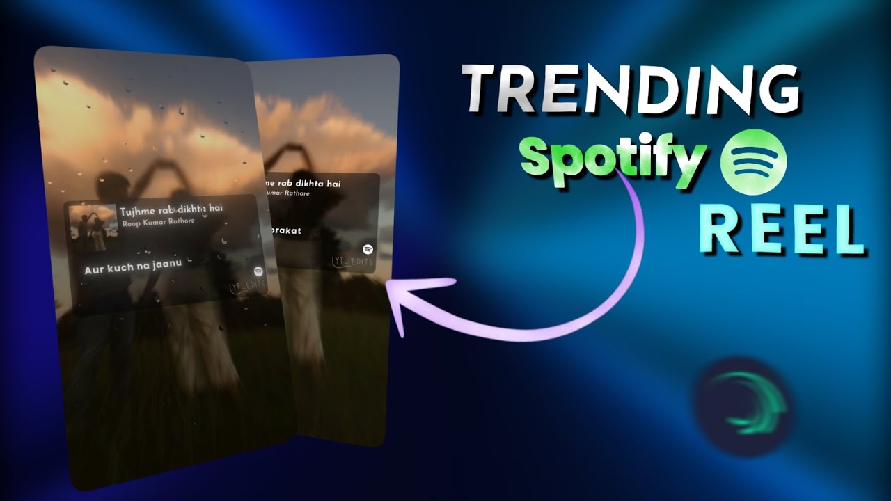 TRENDING SPOTIFY REEL EDIT TUTORIAL || ALIGHT MOTION || LYF EDITION ...