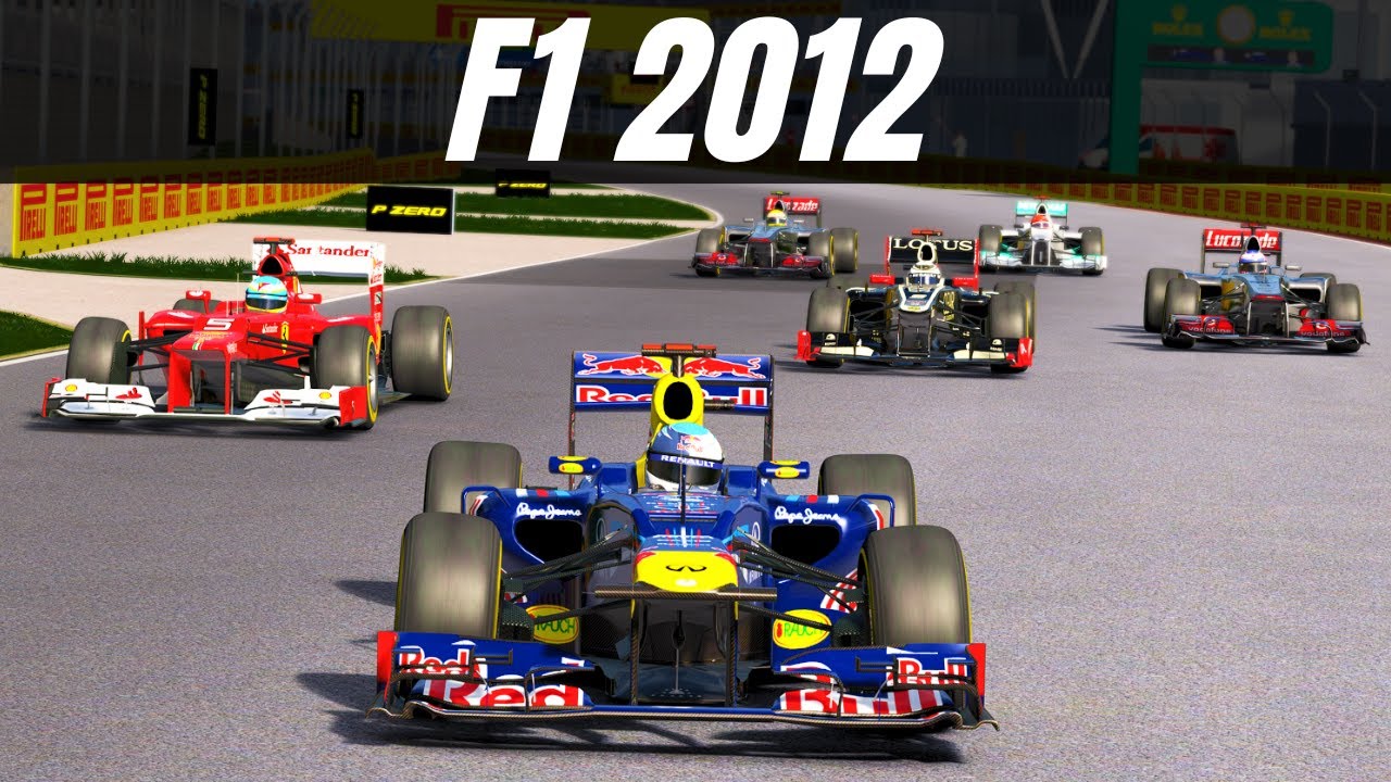 A RACE with 6 F1 World Champion Drivers on a Grid | F1 2012 - YouTube