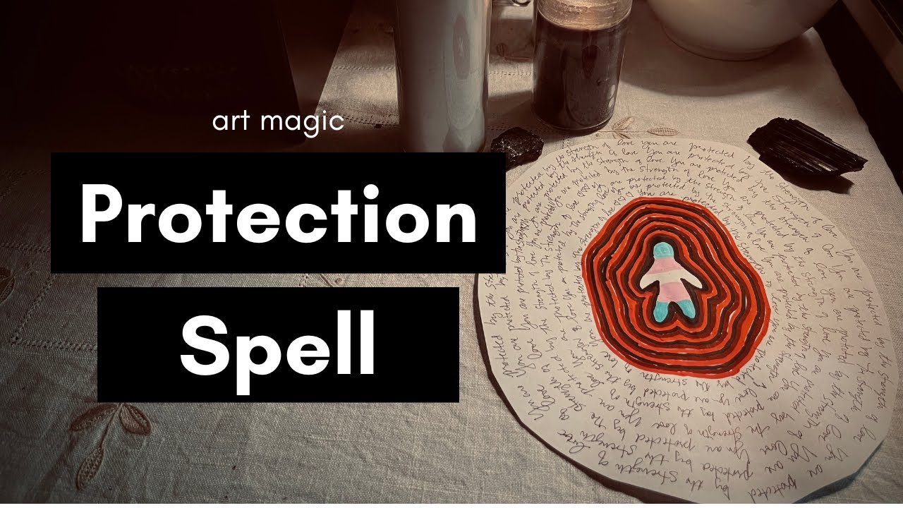 Protection Spell Using Art Magic - YouTube