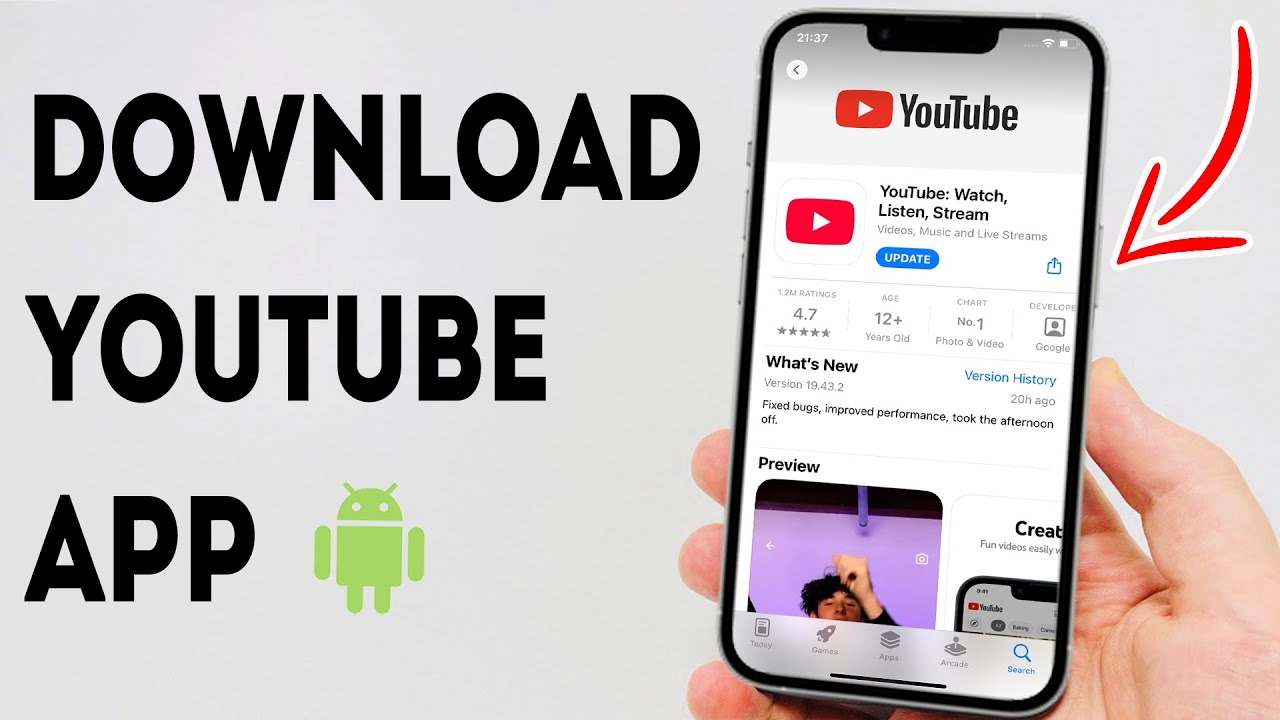 How To Download & Install YouTube App On Android - Full Guide - YouTube