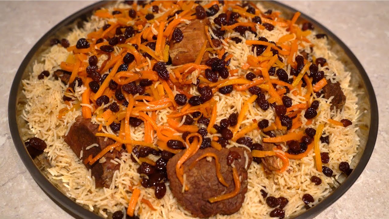 Afghani Qabuli Beef Pulao - قابلی پلو با گوشت گاو | Afghan Kabuli ...