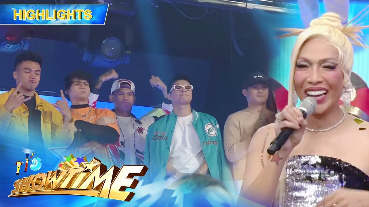 Vice Ganda jokes about the performance of Hashtags | It's Showtime ...