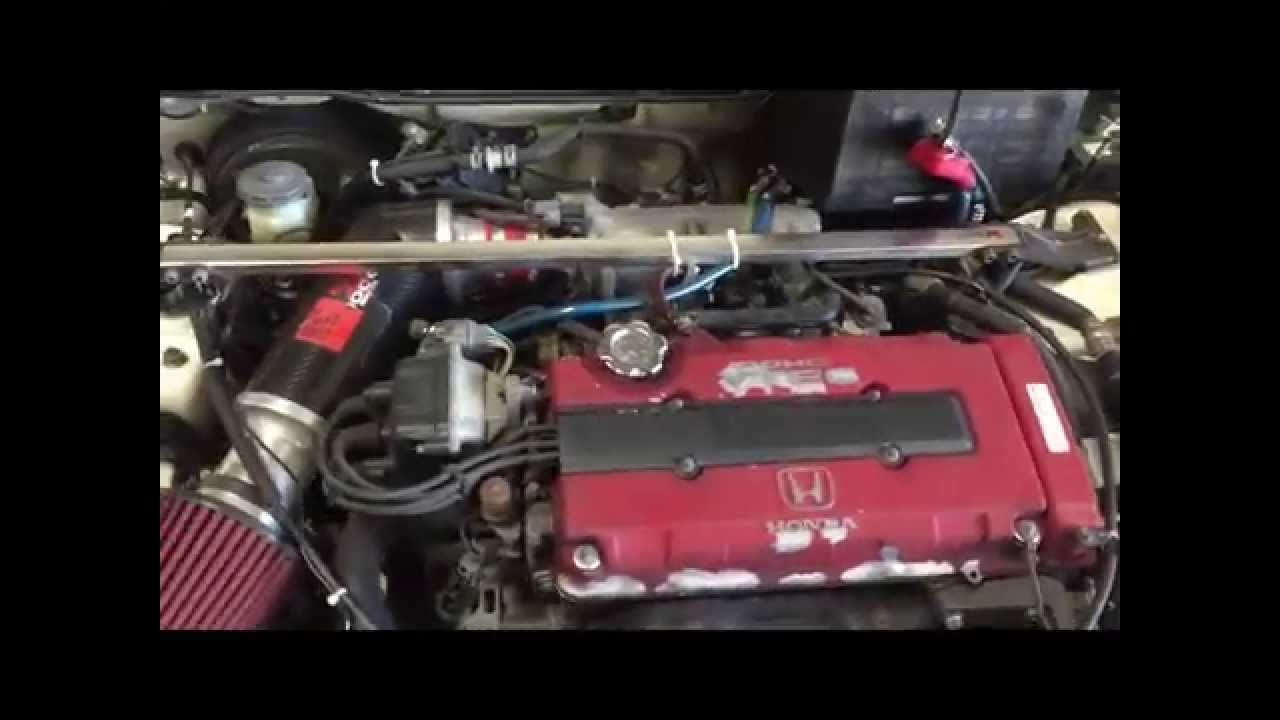 ICHIBANJDM.COM | HONDA DC2 INTEGRA TYPE R 98 SPEC FRONT CLIP B18C - YouTube
