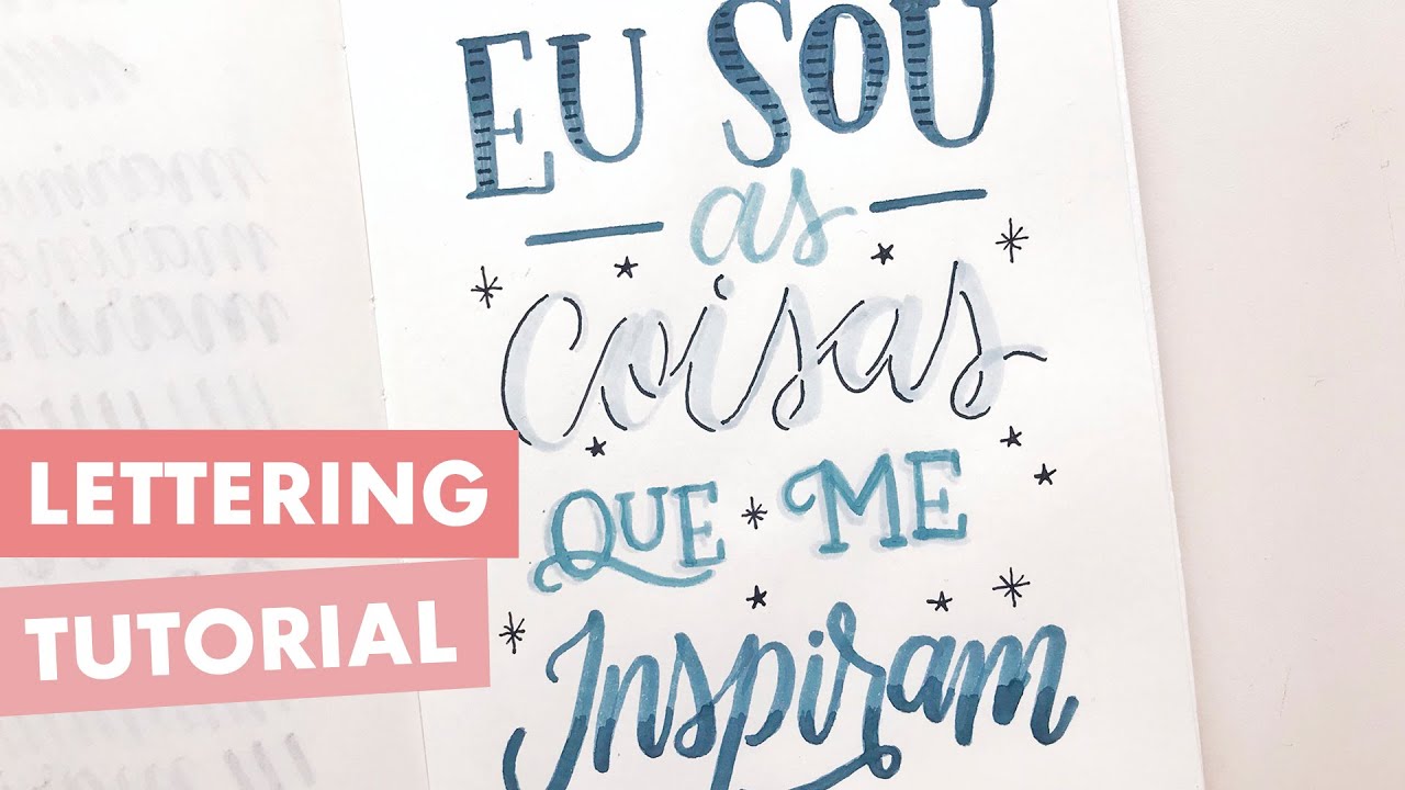COMO CRIAR UM LETTERING | Marina Viabone - YouTube