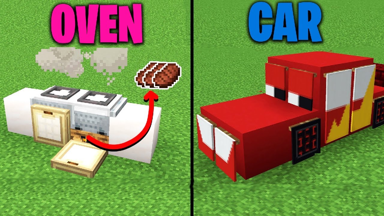 Minecraft: 10+ SECRET build hacks in Minecraft - YouTube