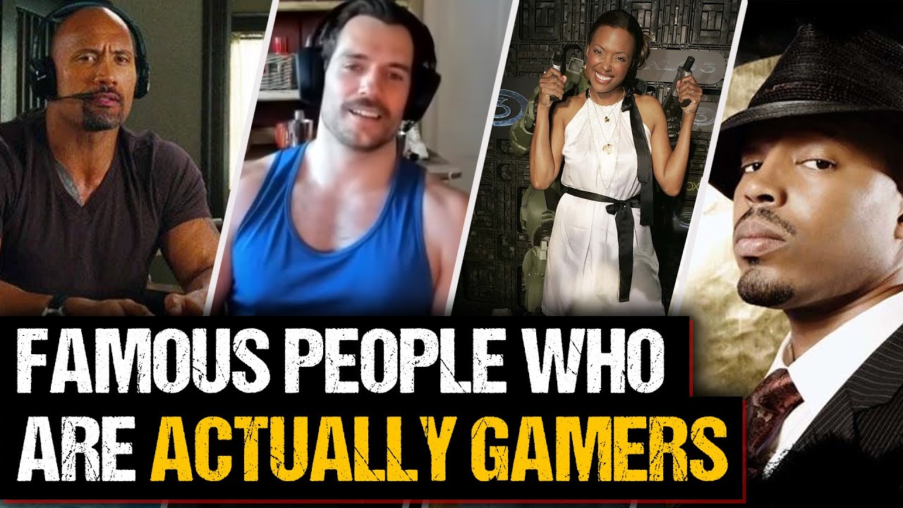 Famous People Who Are Actually Gamers - YouTube